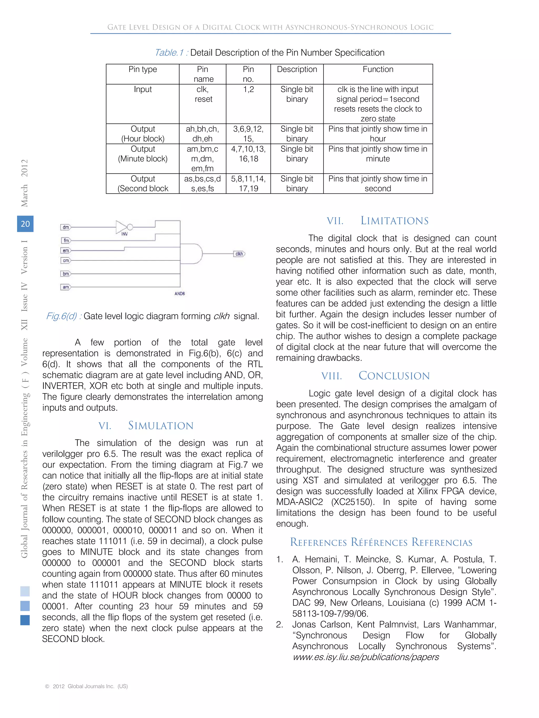 Gate level-design-of-a-digital-clock | PDF