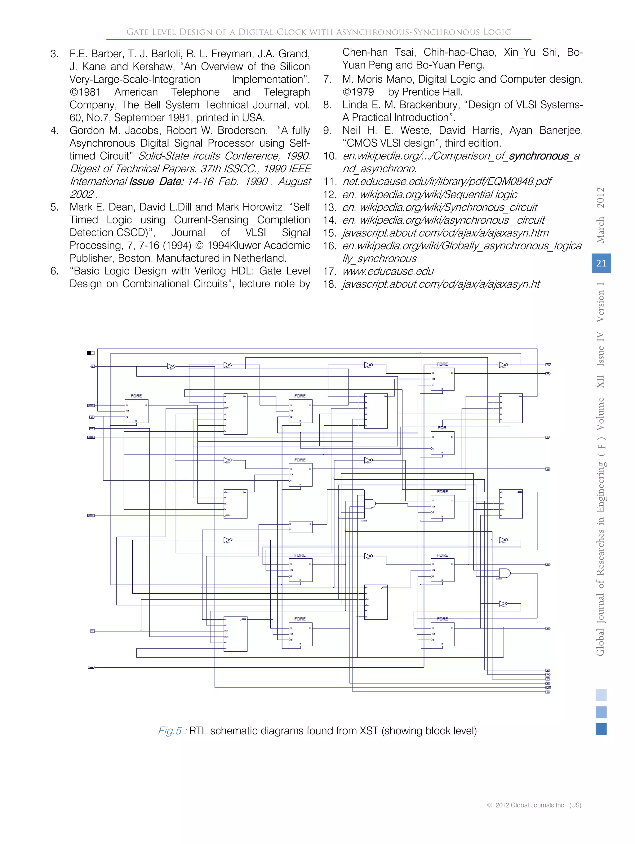 Gate level-design-of-a-digital-clock | PDF