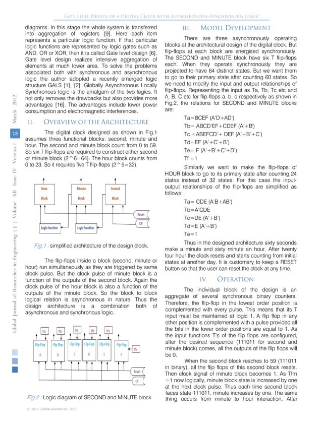 Gate level-design-of-a-digital-clock | PDF