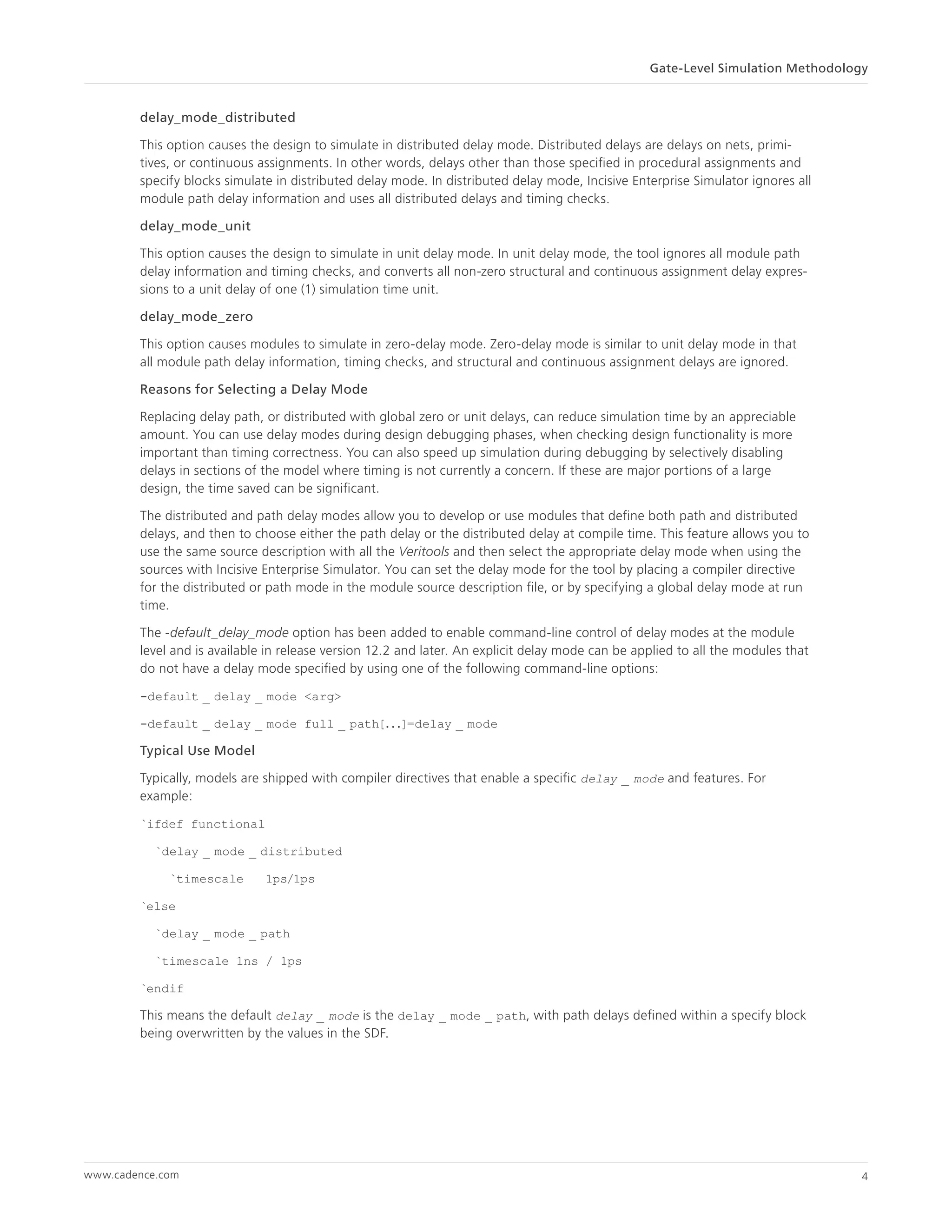 Gate-Level Simulation Methodology Improving Gate-Level Simulation ...