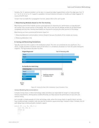 Gate-Level Simulation Methodology Improving Gate-Level Simulation Performance | PDF