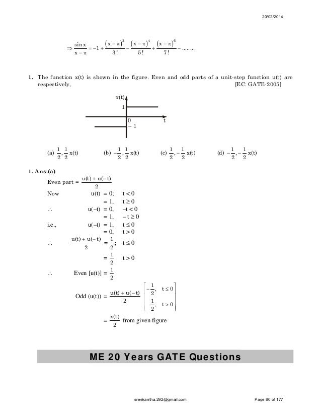 Gate maths