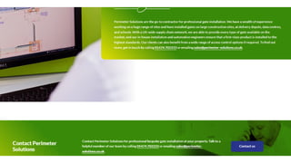 Gate Fencing - Perimeter Solutions Limited | PPT