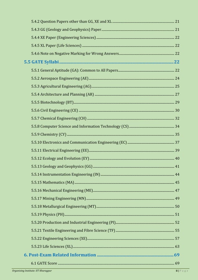 Gate2014 brochure | PDF | Educational Assessment | Education