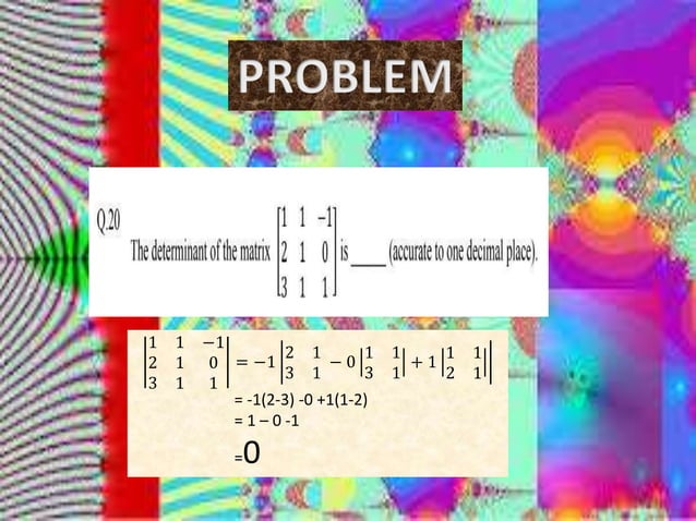Gate 2018 misc q20 mathematics aerospace engg | PPT