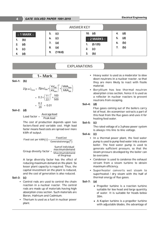 Gate 2020 Electrical Engineering (29 years solution) | PDF Gate 2020 Electrical Engineering (29 years solution) | PDF