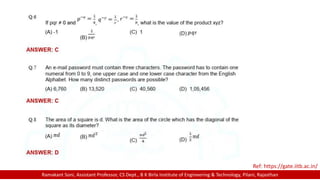 GATE 2021 Exam Information | PPT