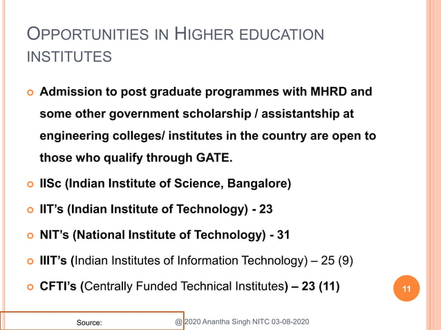 GATE 2021 opportunities & how to approach GATE | PPT