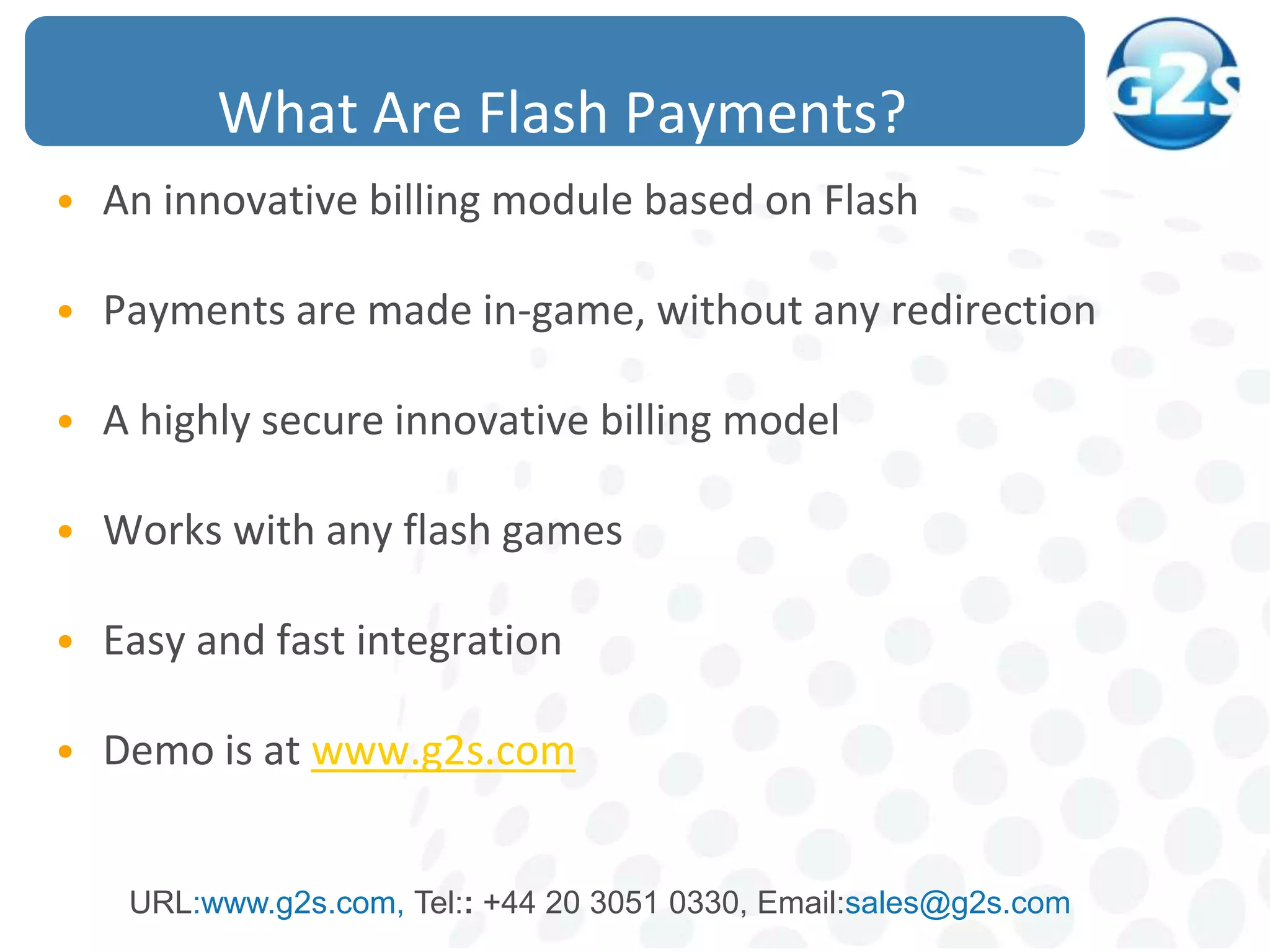 How to implement in-game flash payments in your games. Flash Payments Solution in Action from ...