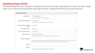 Gate application form 2018 | PPTX | Educational Assessment | Education