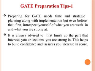GATE AWARENESS program at a guest lecturer | PPT