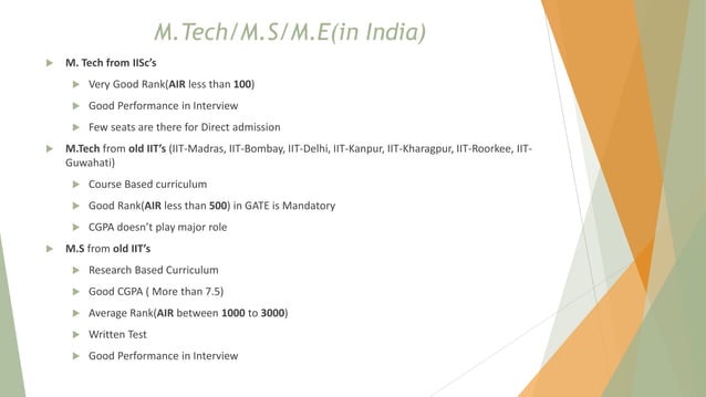 GATE Awareness Program.pptx | Postgraduate Education | College Education