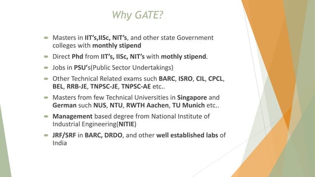 GATE Awareness Program.pptx | Postgraduate Education | College Education