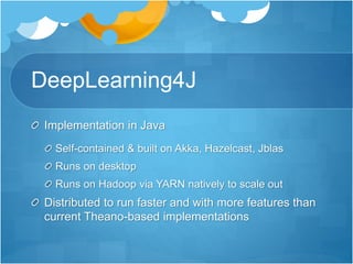 Georgia Tech cse6242 - Intro to Deep Learning and DL4J | PPTX