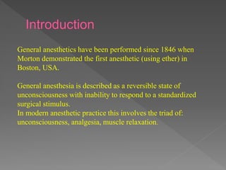 GENERAL ANESTHESIA TECHNIQUE.ppt