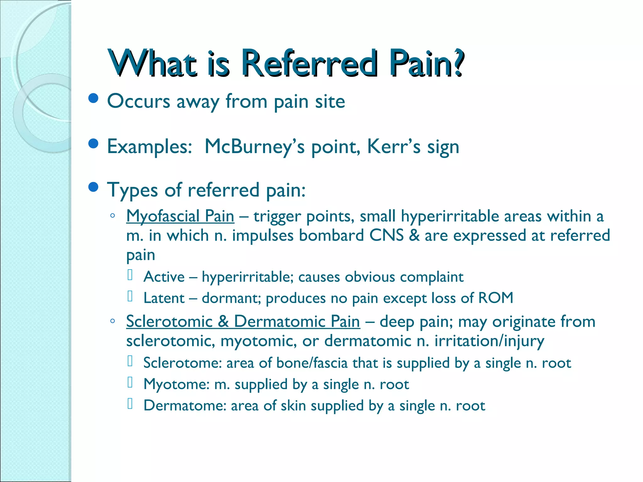 Neurobiology of pain | PPT