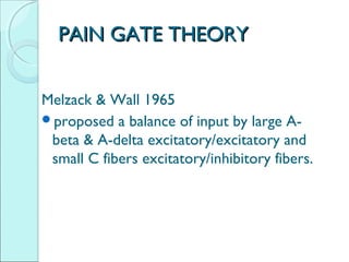 Neurobiology of pain | PPT