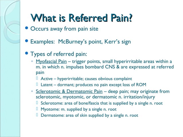 Neurobiology of pain | PPT