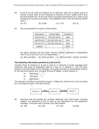 GATE Computer Science Solved Paper 2004 | PDF