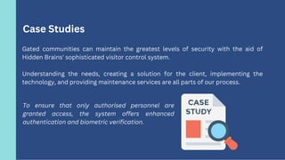 Gated Communities Access Control Solution | PDF