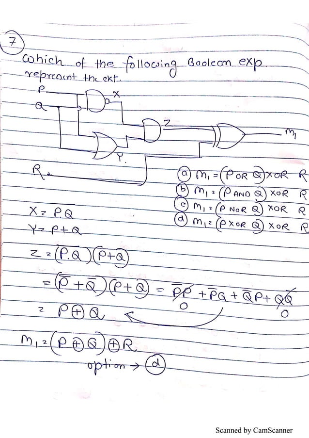 GATE _Digital Electronics(part 2)-Solved problems of GATE Exam | PDF