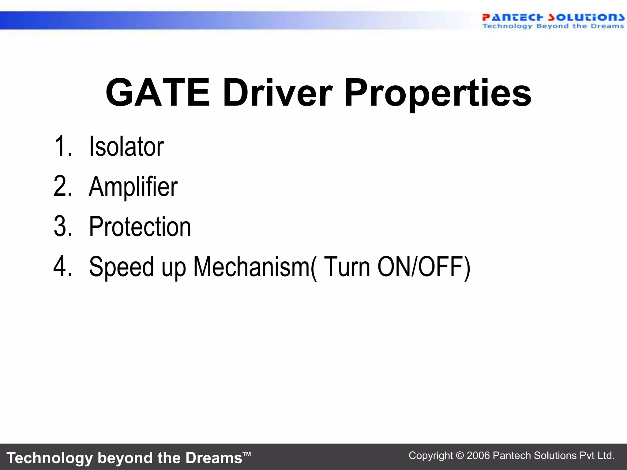 Gate driver design and inductance fabrication | PPTX | Consumer ...