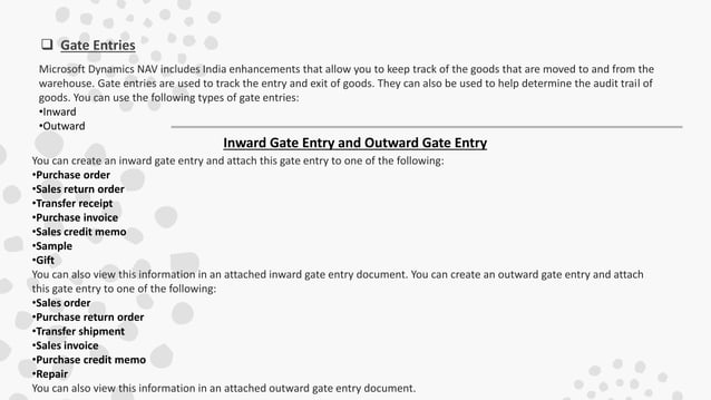 Gate entries | PPTX | Technology & Computing