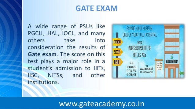 Gate exam