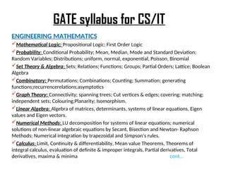 Gate Examination Awareness for Undergraduate | PPT