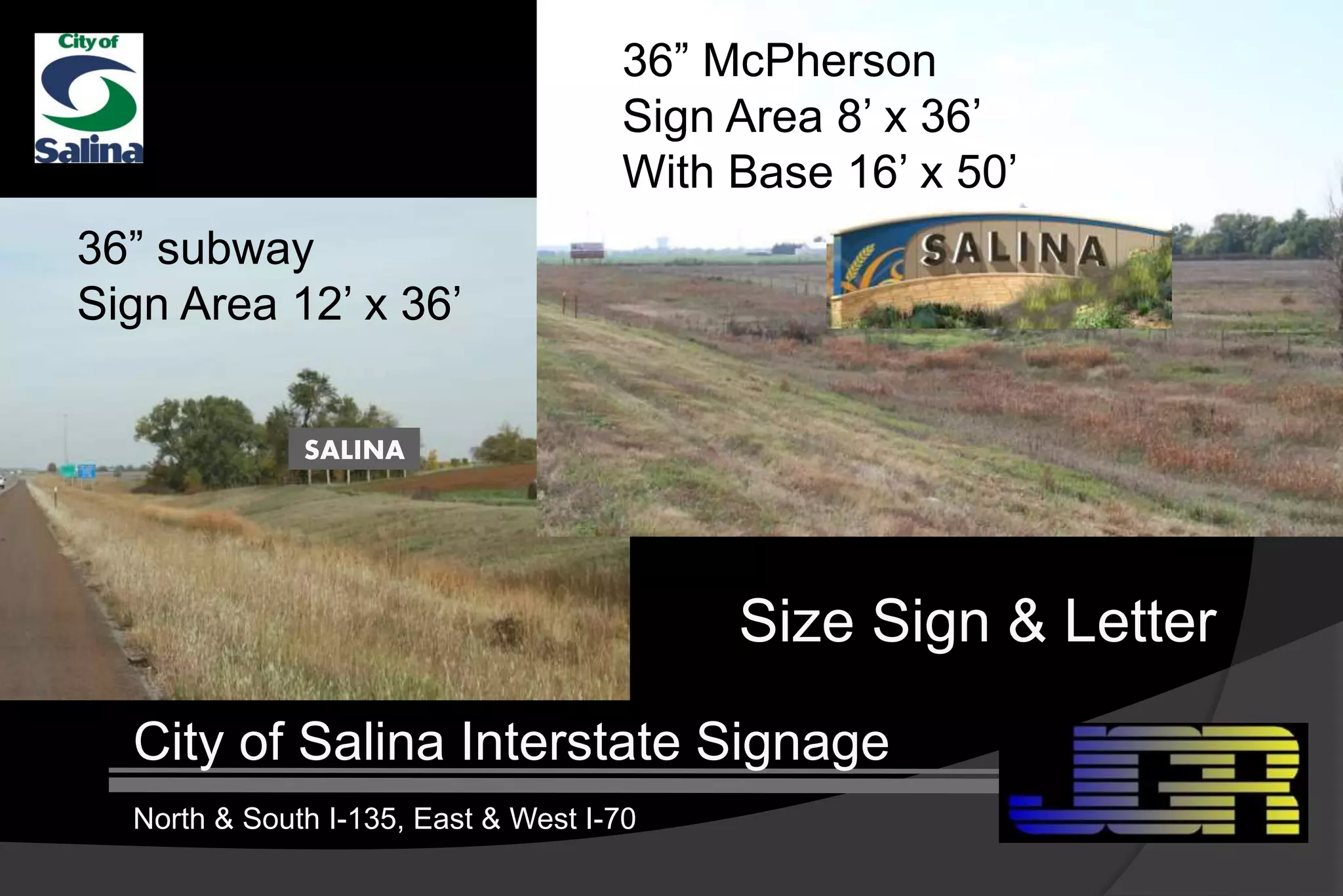 City of Salina Gateway & Interstate Signage Concepts | PPTX
