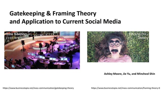 Gatekeeping framing theory summary | PPTX | Technology & Computing