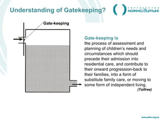 Gatekeeping monitoring indicators4la_20120523_eng | PPT