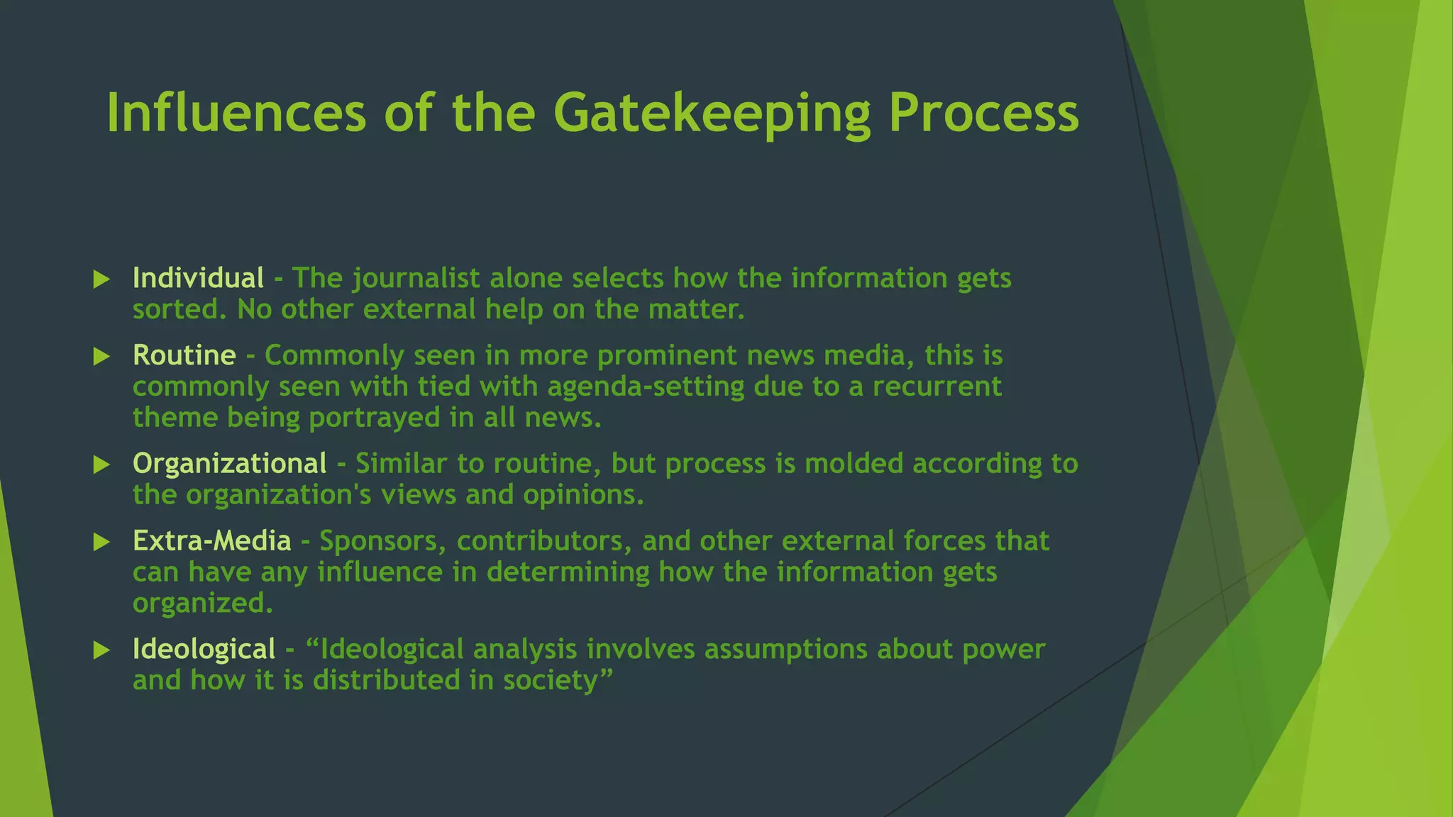 Gate Keeping Theory | PPTX