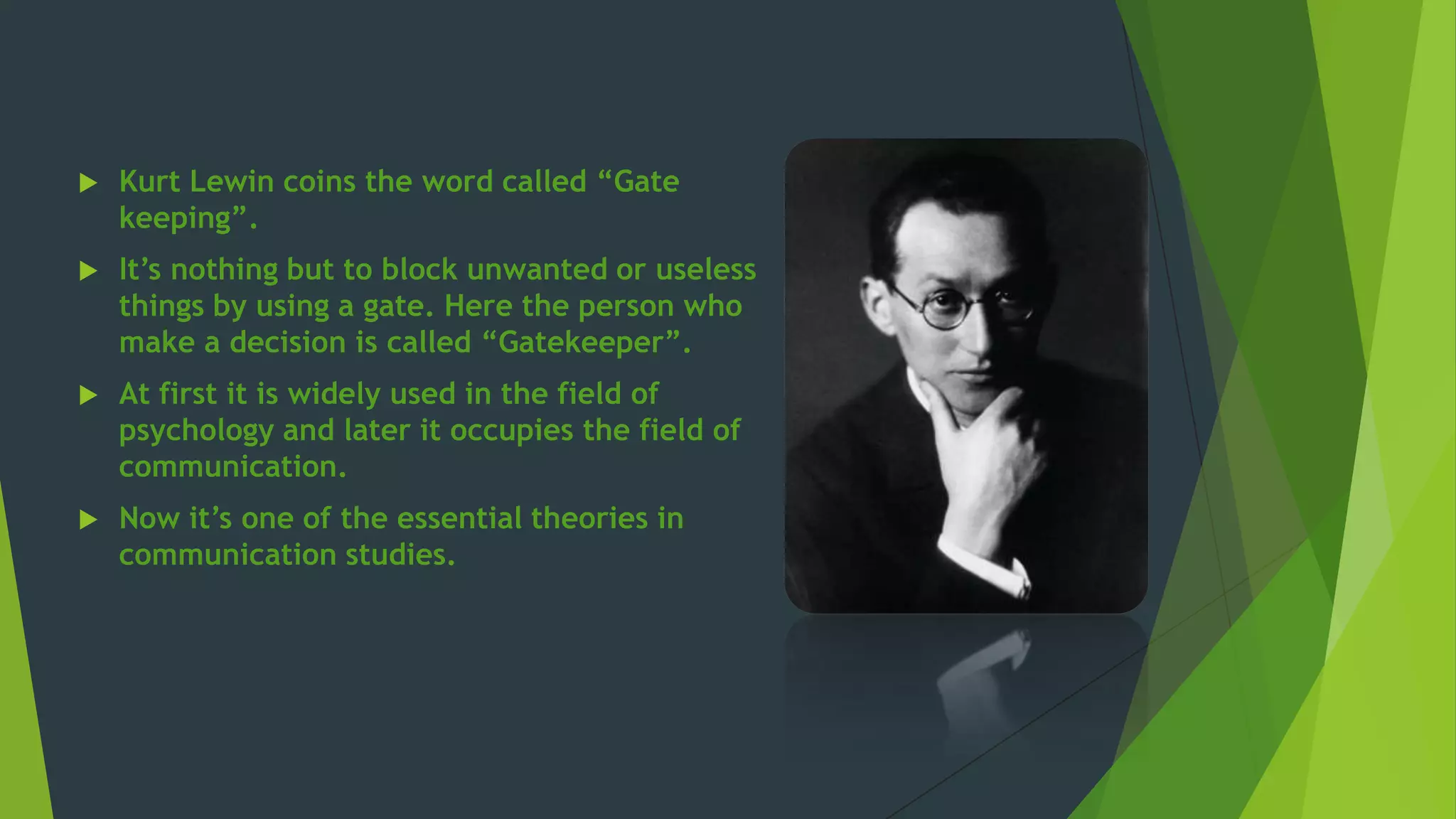 Gate Keeping Theory | PPTX