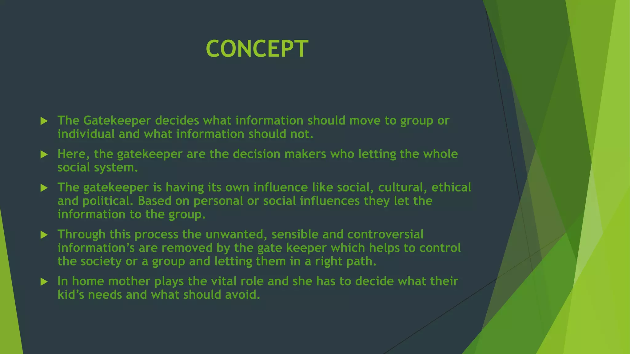 Gate Keeping Theory | PPTX