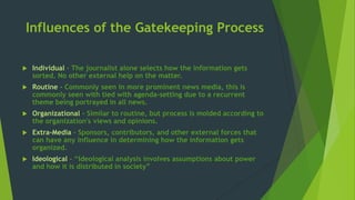 Gate Keeping Theory | PPTX