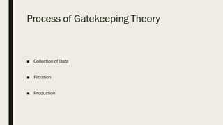 Gatekeeping theory | PDF