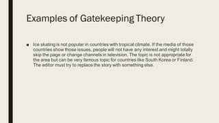 Gatekeeping theory | PDF