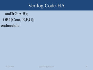 Gate level design -For beginners | PPTX