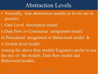 Gate level design -For beginners | PPTX
