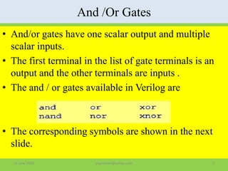 Gate level design -For beginners | PPTX