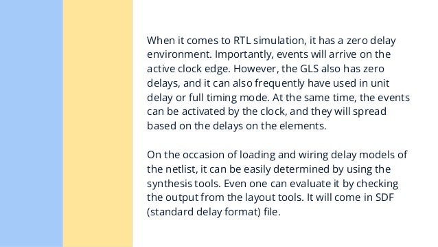 Gate Level Simulation Is Increasing Trend Pptx Simulation Video