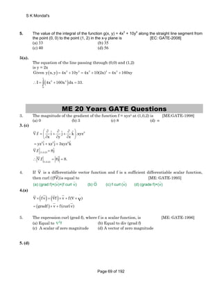 Gate mathematics chapter wise all gate questions of all branch | PDF