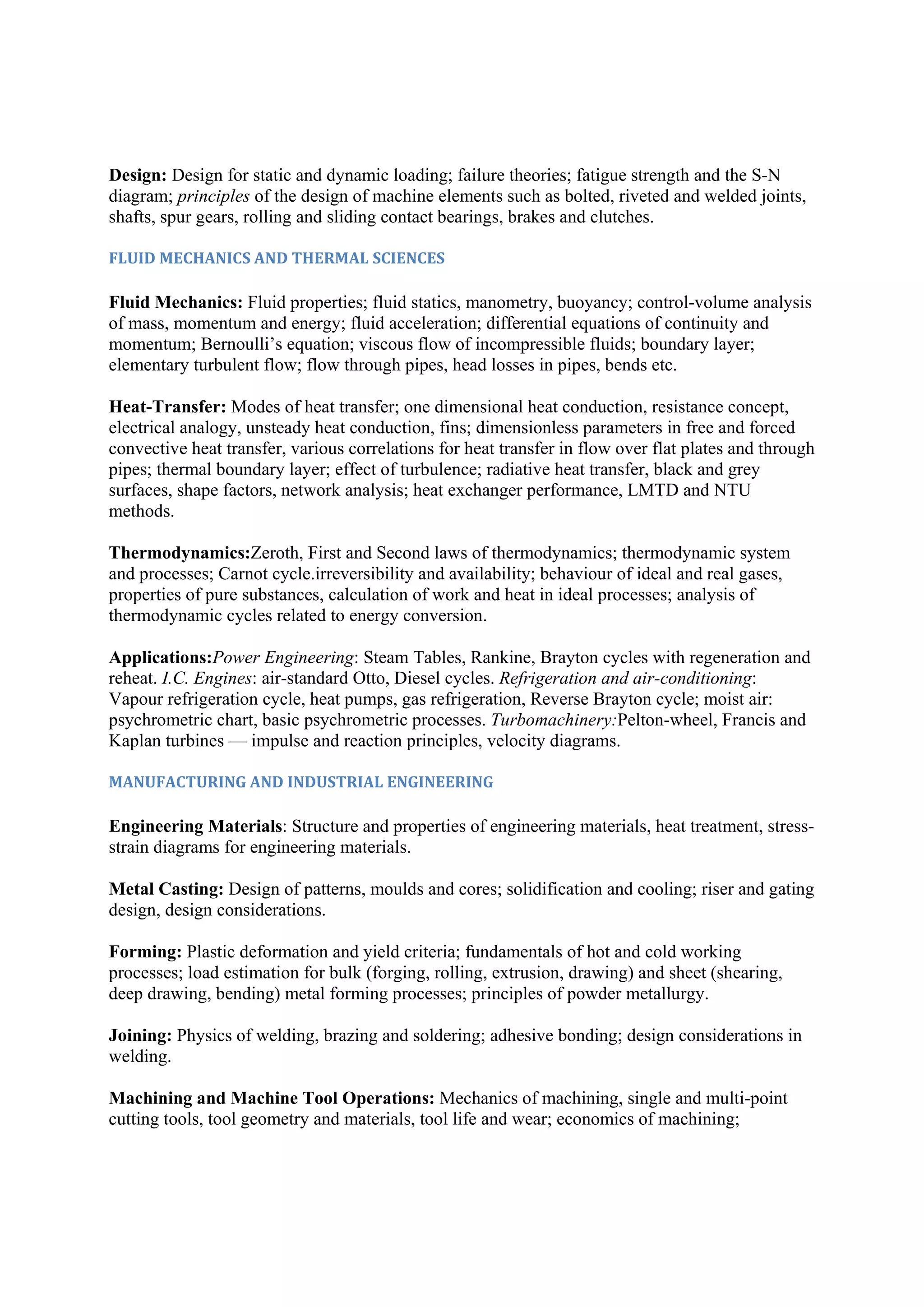 Gate me 2015_syllabus | PDF