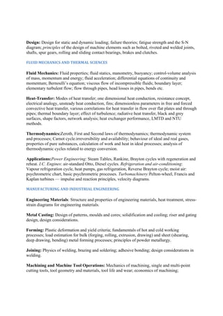 Gate me 2015_syllabus | PDF