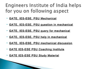 Gate mechanical | PPT