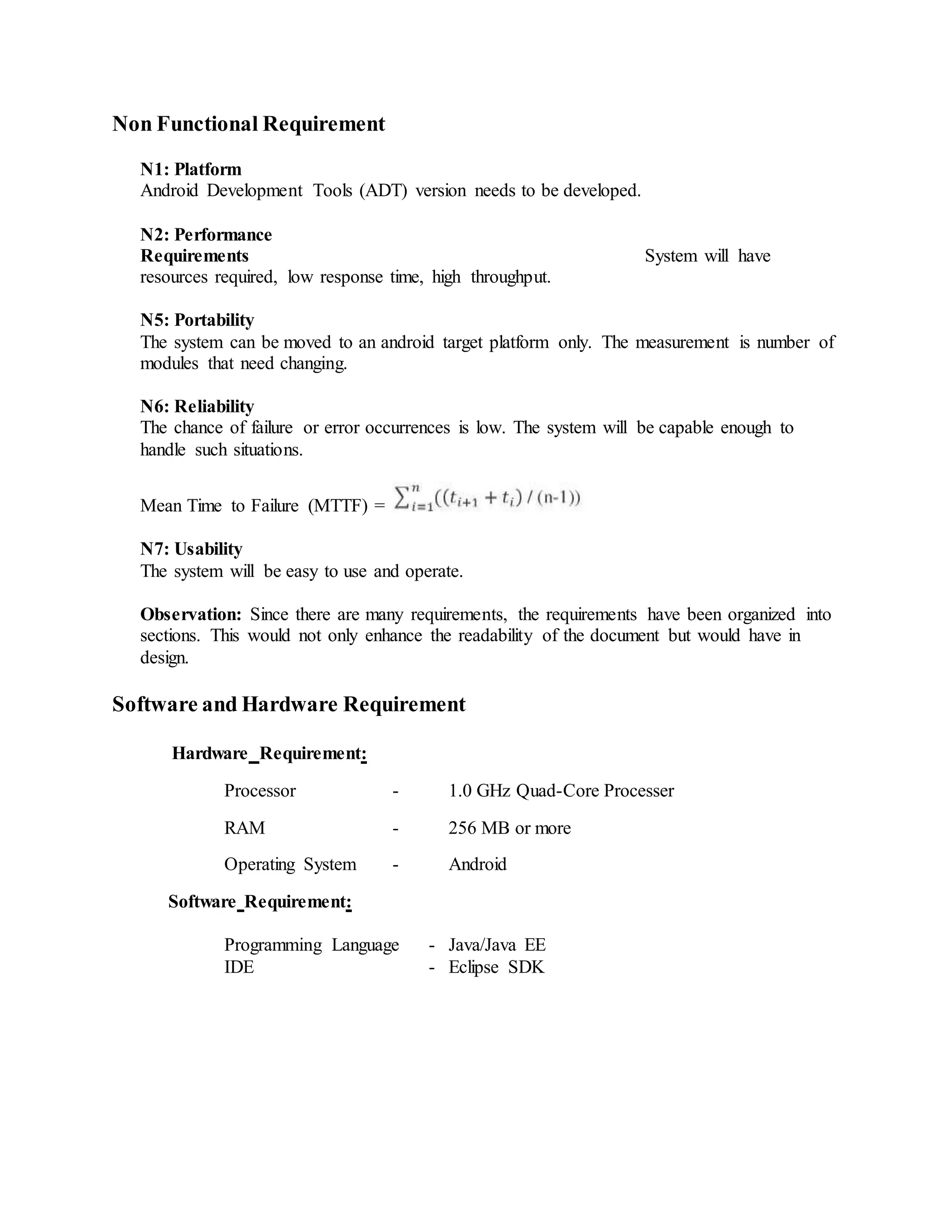 SOFTWARE REQUIREMENT SPECIFICATION FOR PROJECT | PDF