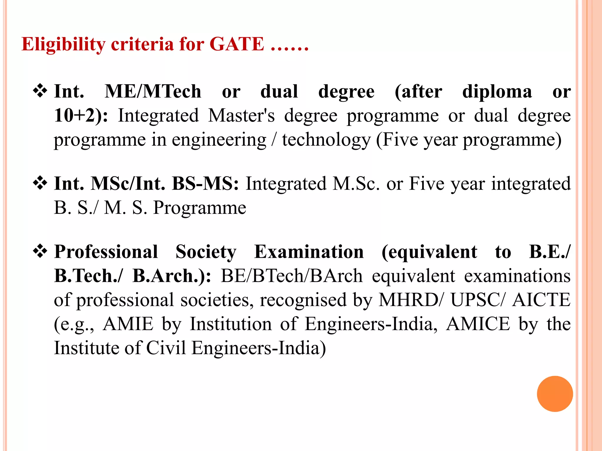 GATE Exam preparation strategy | PPTX
