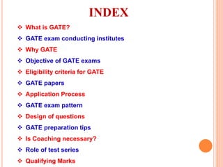 GATE Exam preparation strategy | PPTX