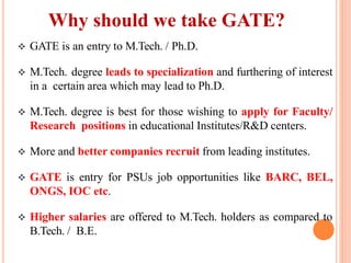 GATE Exam preparation strategy | PPTX